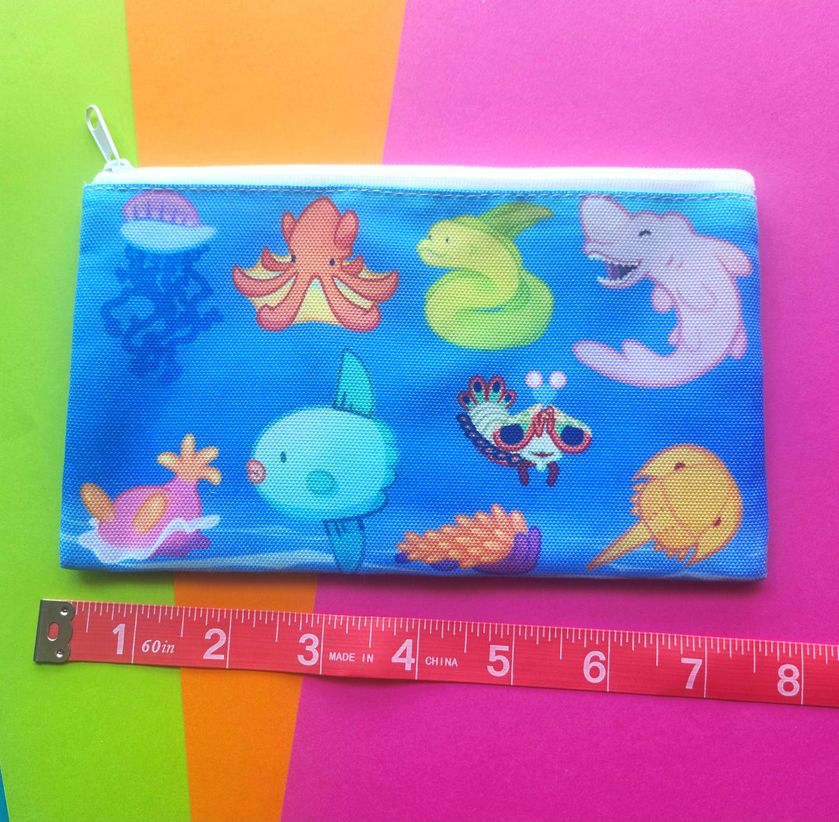 ocean pencil case| Dizzy Leopard Shop