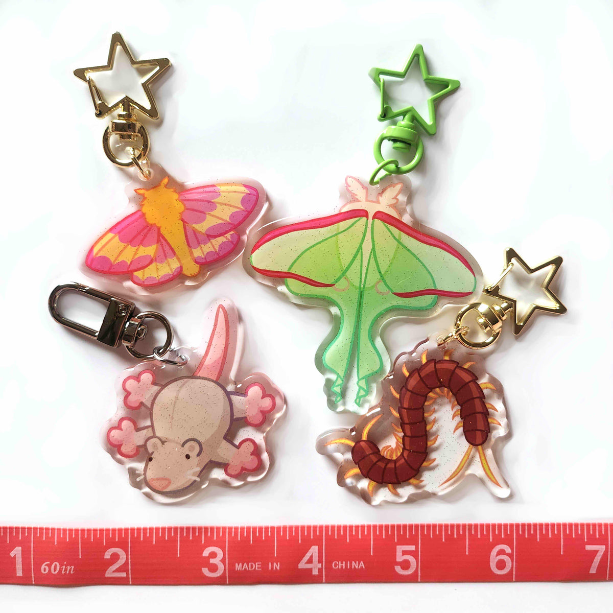 garden friend keychains| Dizzy Leopard Shop