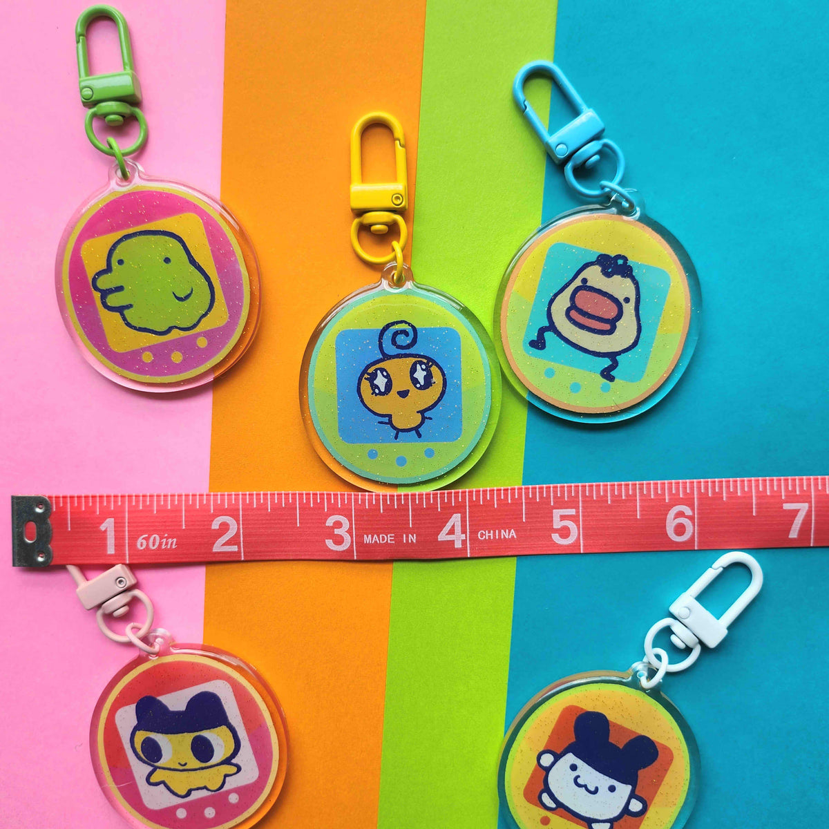 tama keychains| Dizzy Leopard Shop