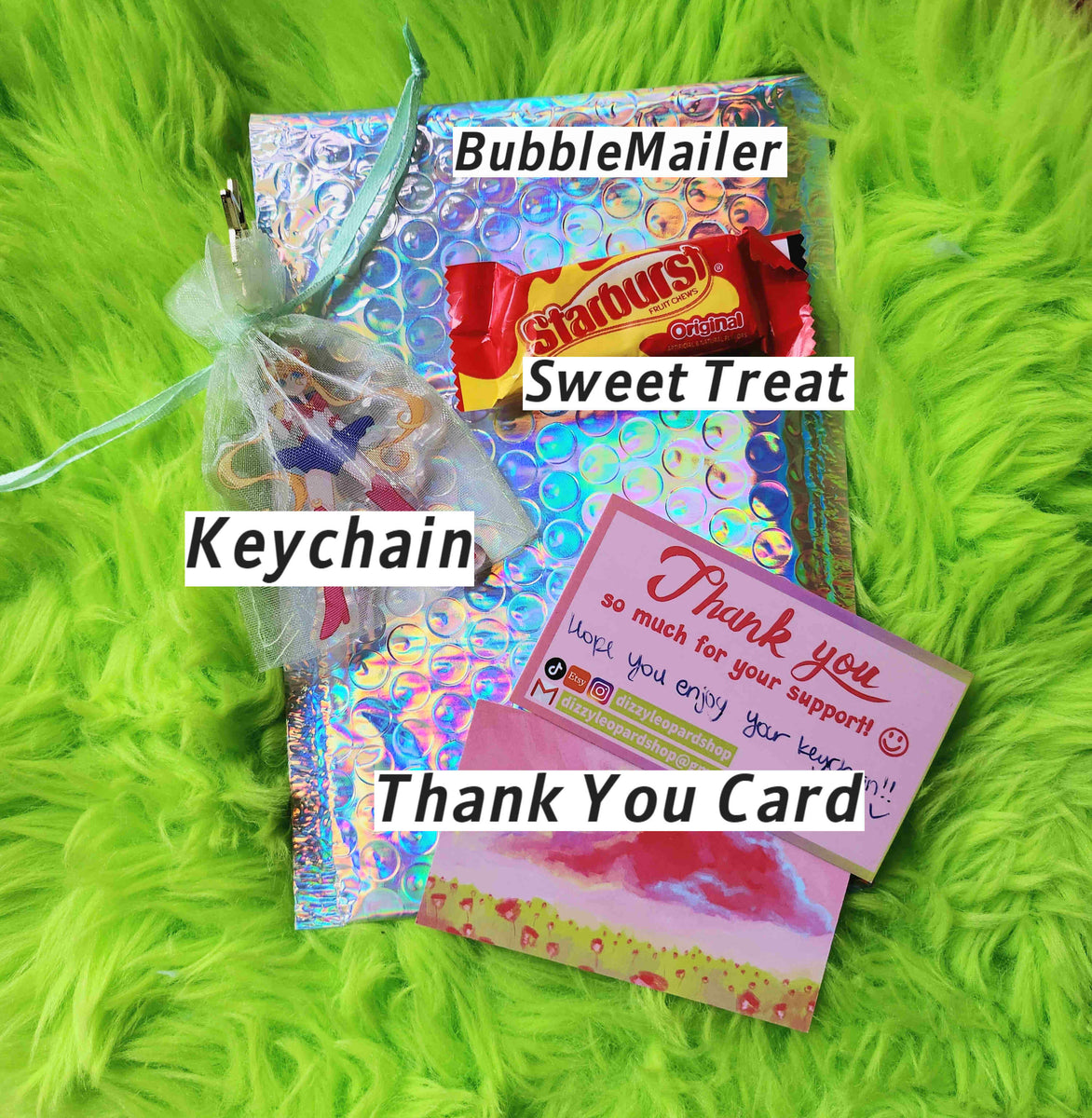 color wheel keychain| Dizzy Leopard Shop