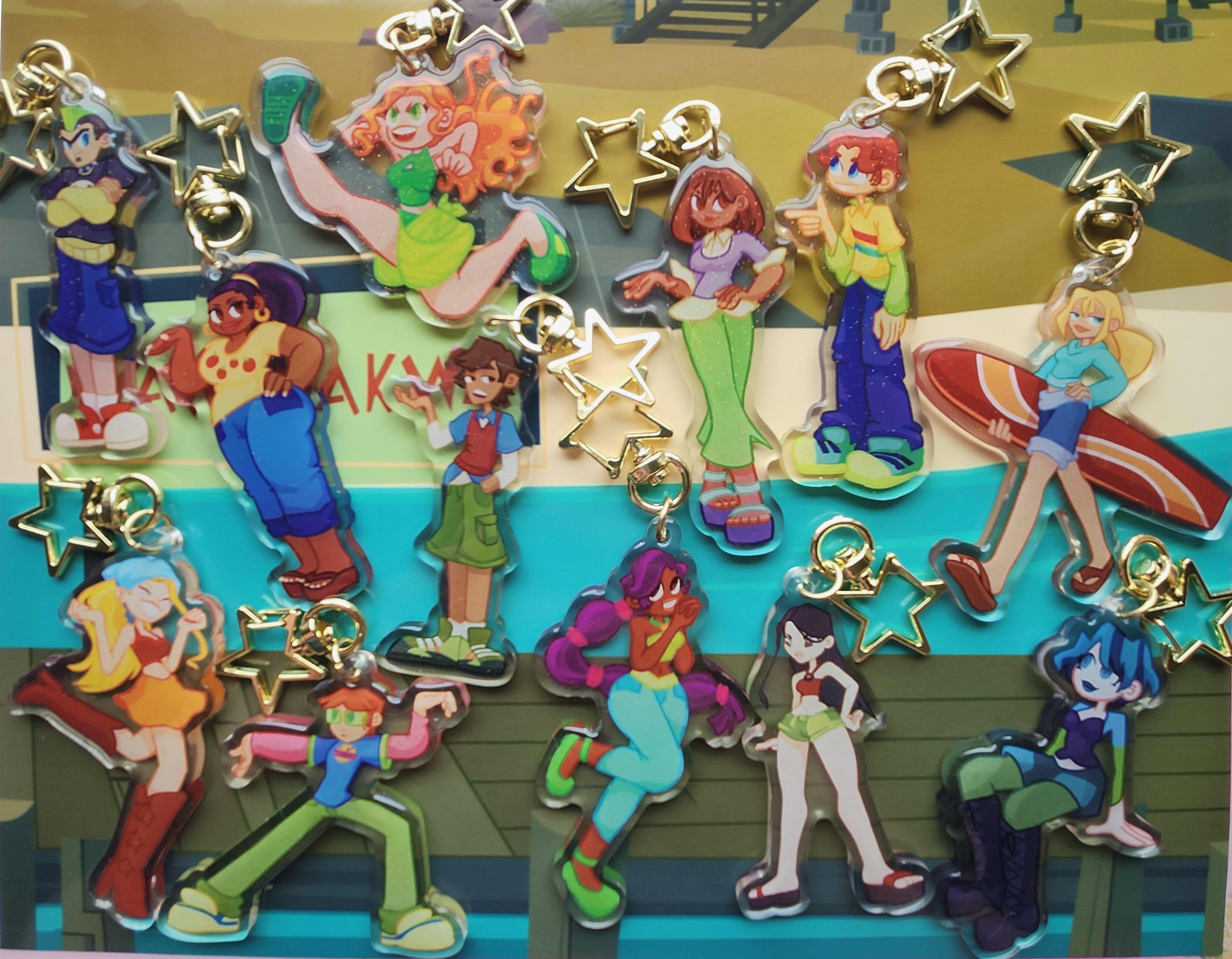 Total Drama Island Keychains – Dizzy Leopard Shop