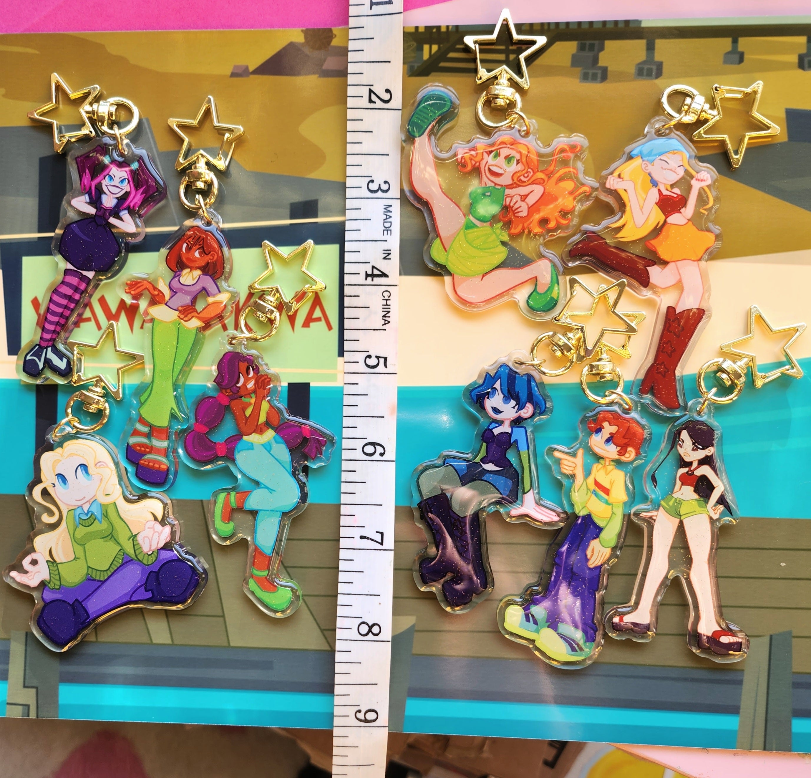 Total Drama Island Keychains – Dizzy Leopard Shop